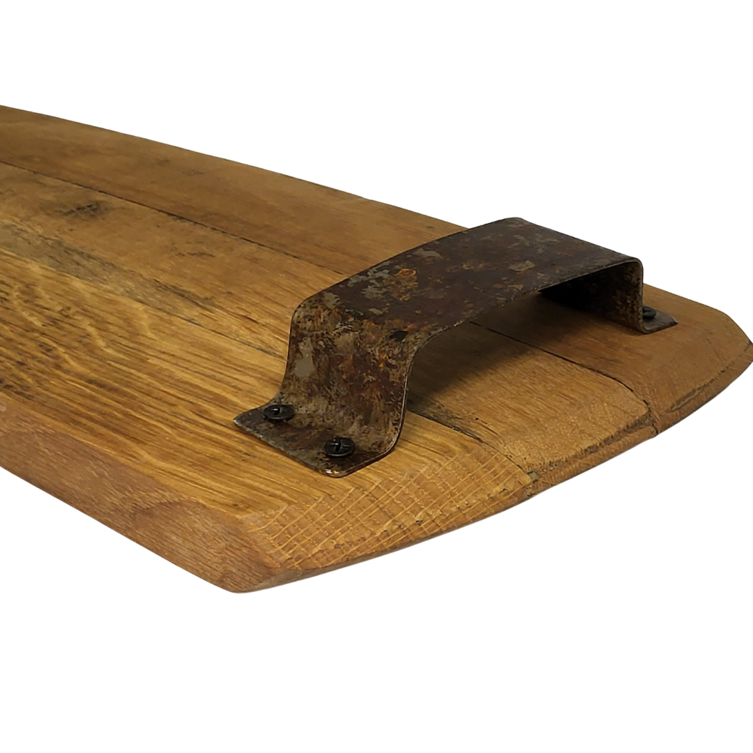 Rustic Bourbon Head Cheese Tray Riser - Whiskey Barrel Center Cut ...