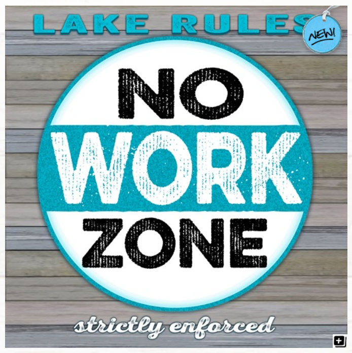 No Work Zone Indoor/Outdoor Recycled Polystyrene Wall Art – Buckeye ...