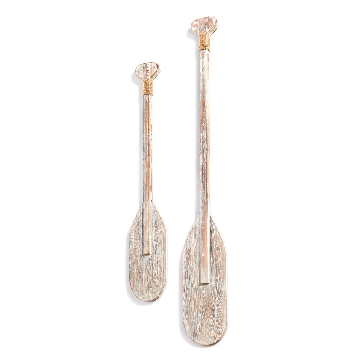 Rustic Small Oar Design Wall Décor with White Wash Finish - Perfect for ...